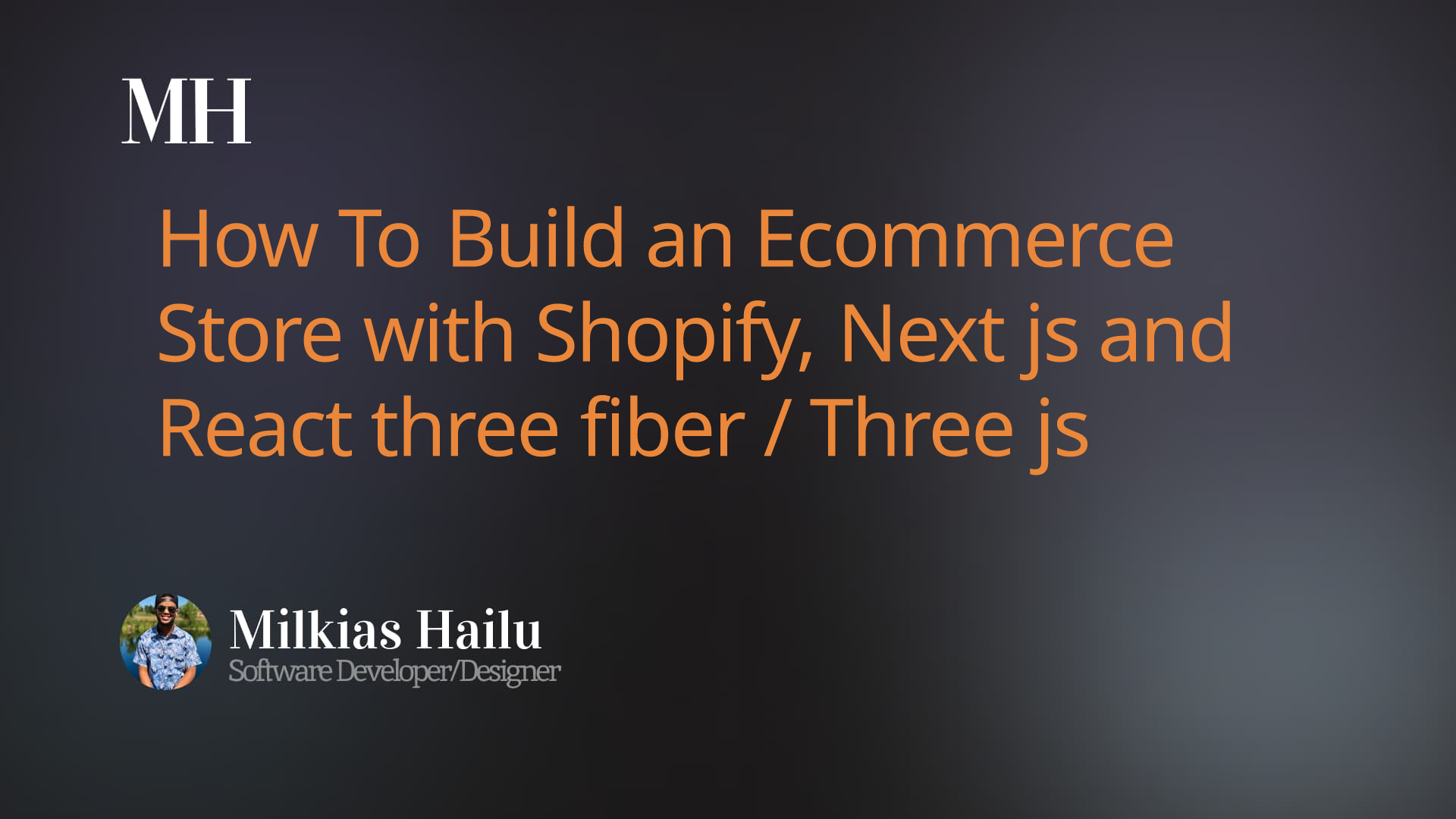 How To Build an Ecommerce Store with Shopify, Next js and React three ...